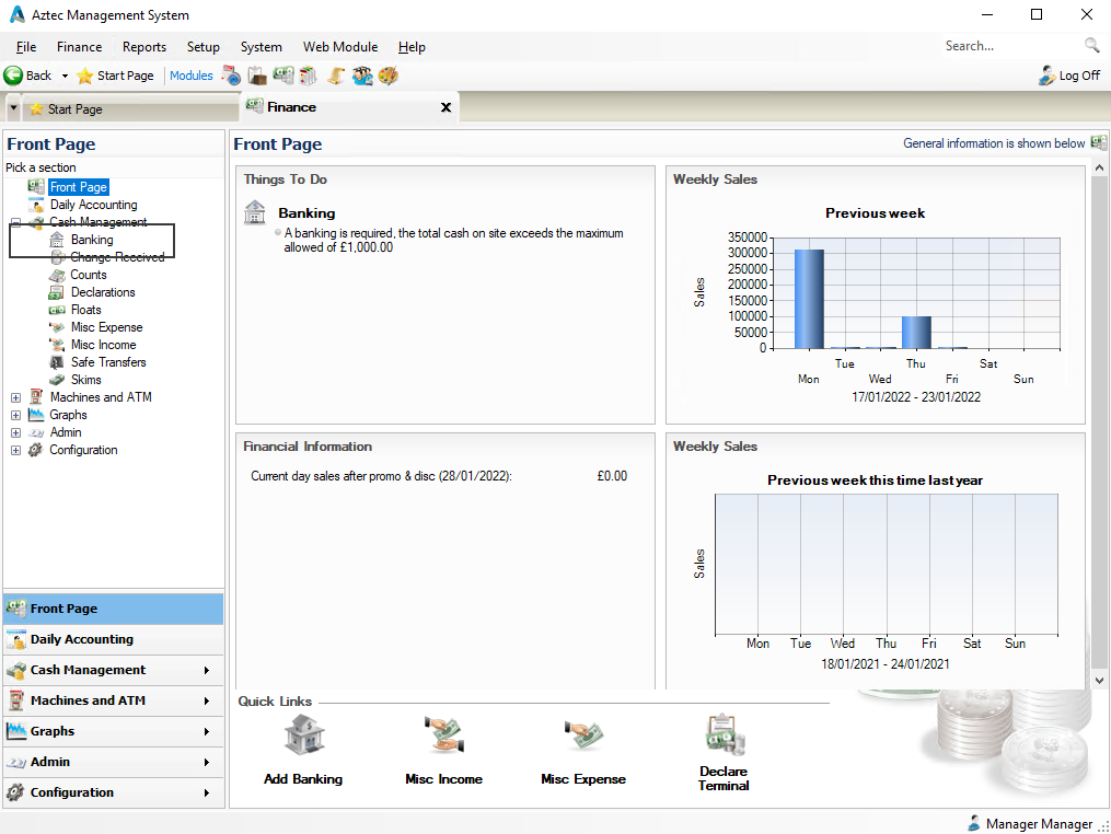 Aztec How To - Finance - Banking