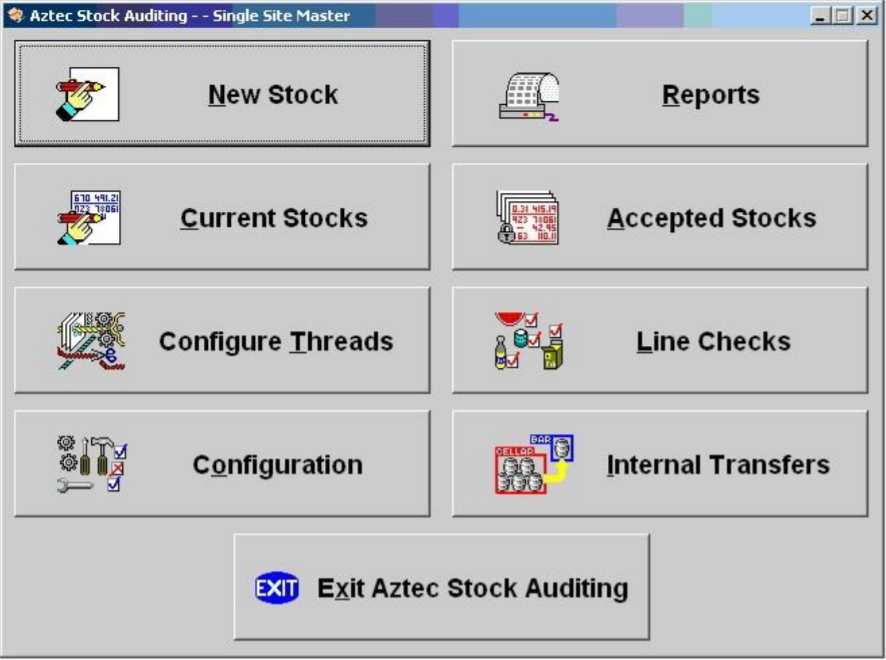 Aztec How To - Stocks - Entering a Stock with Zones