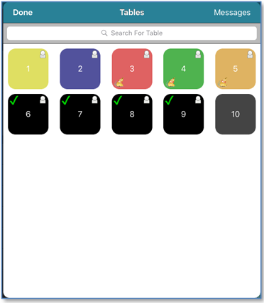 Using iZone Tables on iServe